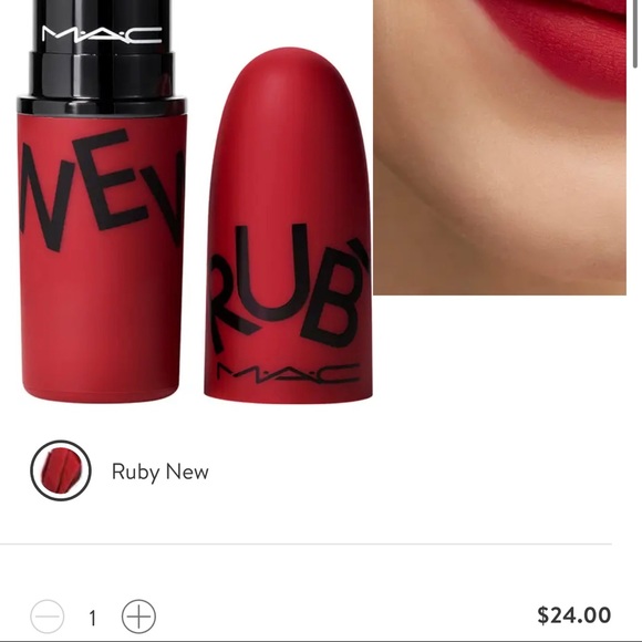 MAC Cosmetics | Makeup | Mac Ruby New Powder Kiss Lip Stick | Poshmark